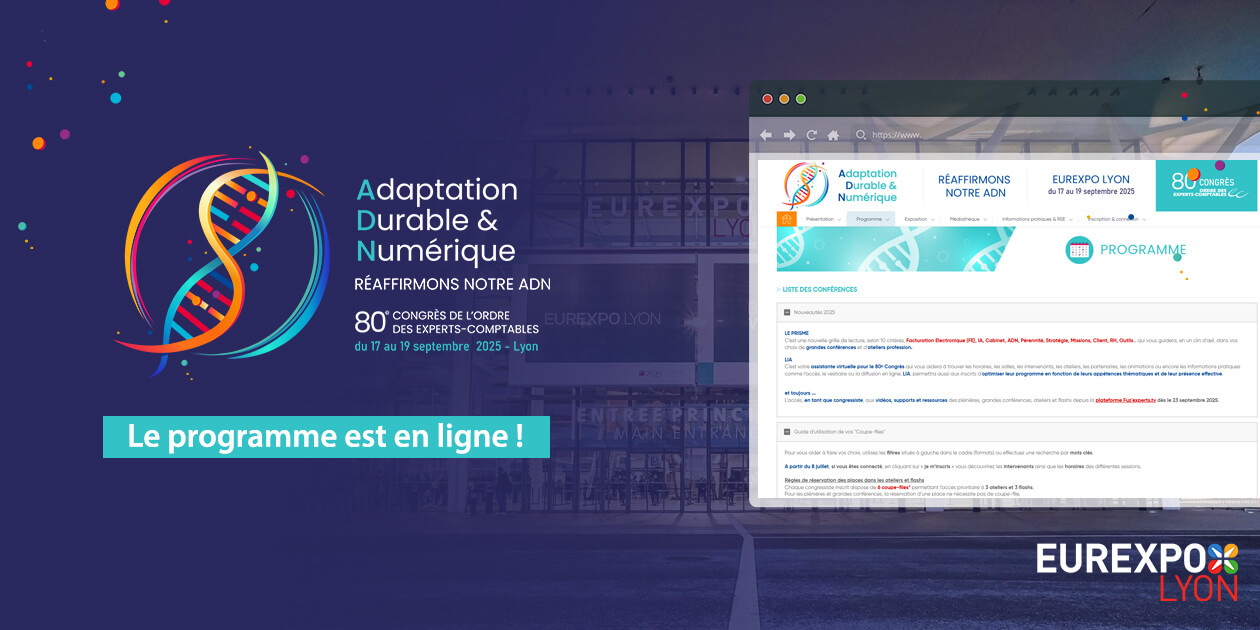 25-07-08- 80e Congrès de l’ordre des experts-comptables - Le programme ...